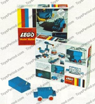 LEGO 107-3 4.5v Reversible Power Motor Unit Set Parts List