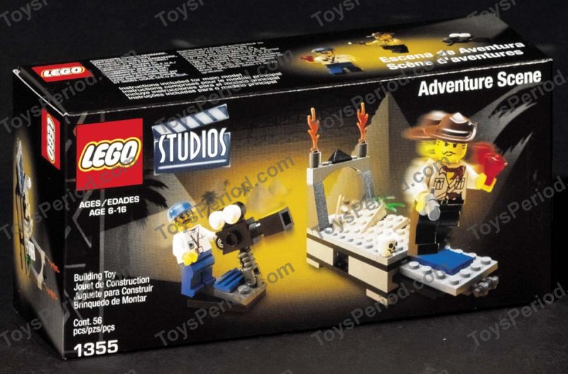 LEGO 1355 Temple of Gloom Instructions and Parts List
