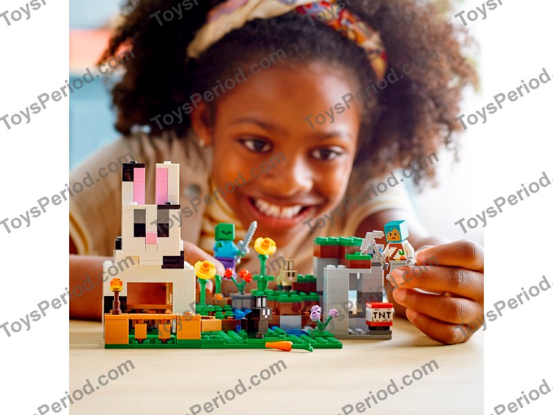 LEGO 21181 The Rabbit Ranch Set Parts List