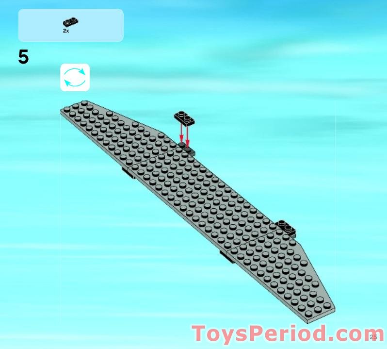 LEGO 60015 Coast Guard Plane Instructions and Parts List