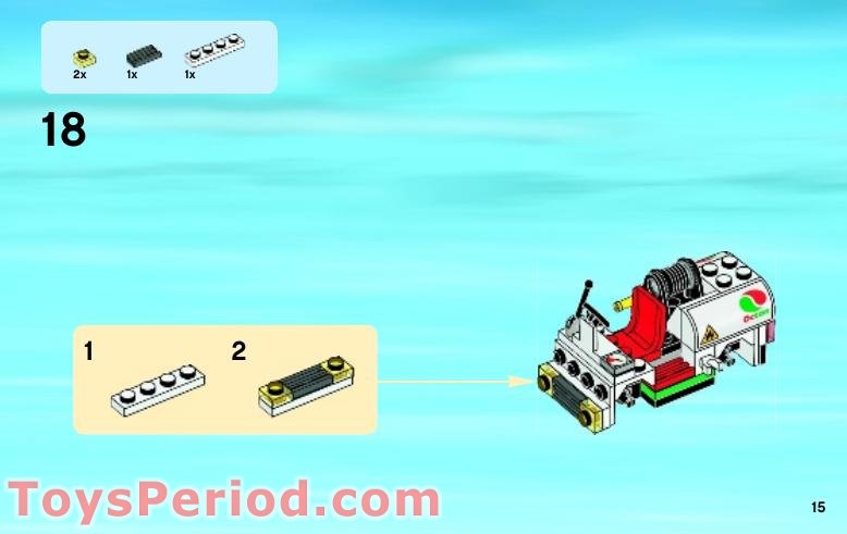 LEGO 60022 Cargo Terminal Instructions and Parts List