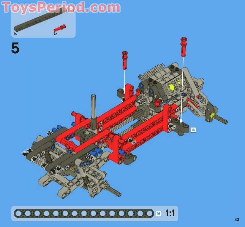 LEGO 8081 Extreme Cruiser Instructions and Parts List