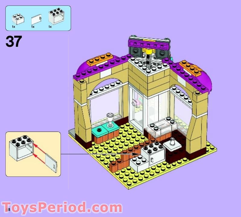 LEGO 41006 Downtown Bakery Instructions and Parts List
