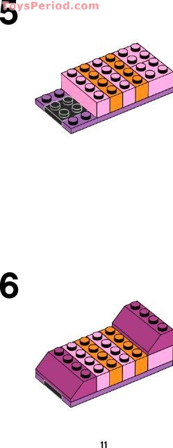 LEGO 4625 LEGO Pink Brick Box Instructions and Parts List