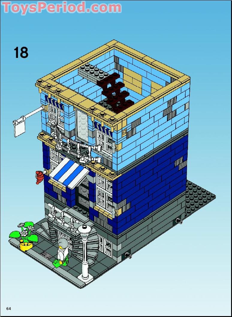 LEGO 10190 Market Street Instructions and Parts List