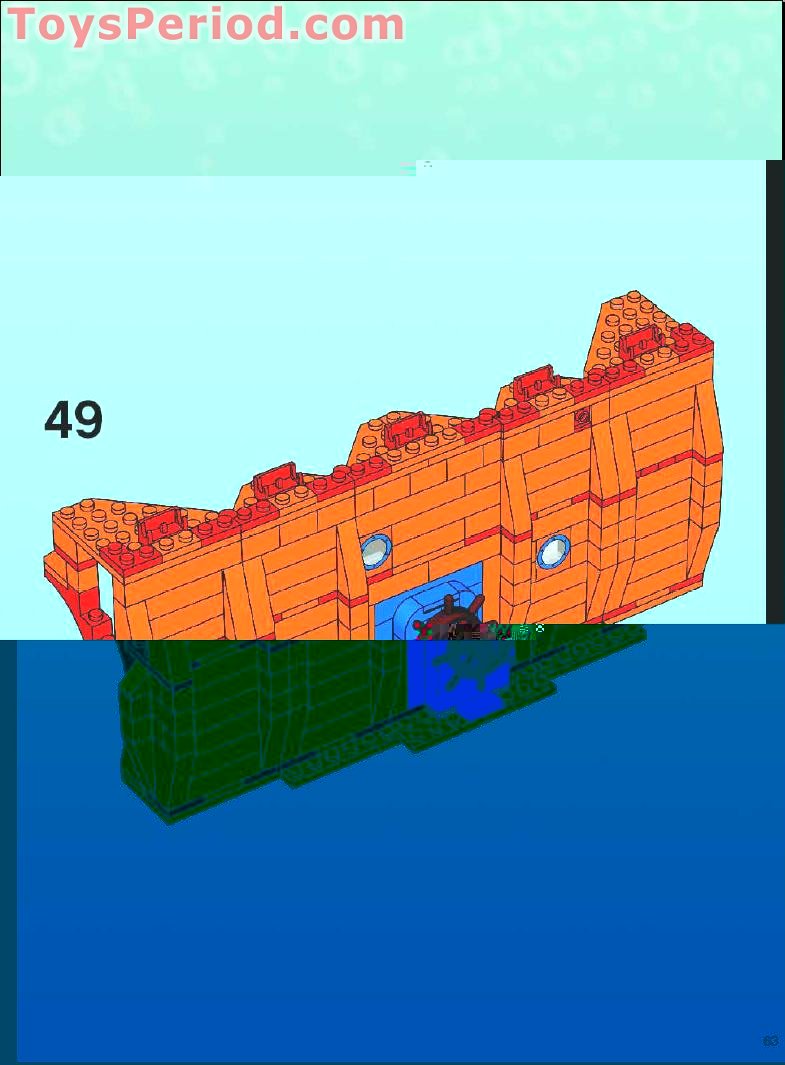 LEGO 3827 Adventures in Bikini Bottom Instructions and Parts List