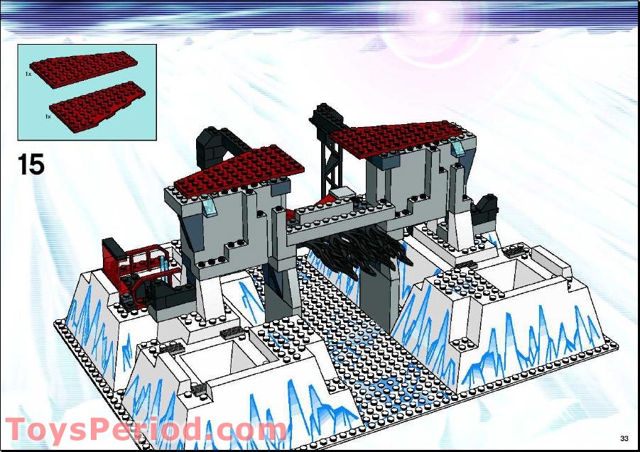 LEGO 4748 Ogel's Mountain Fortress Instructions and Parts List