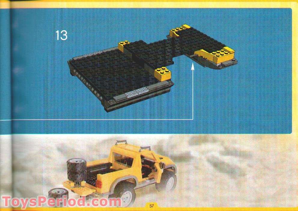 LEGO 4404 Land Busters Instructions and Parts List