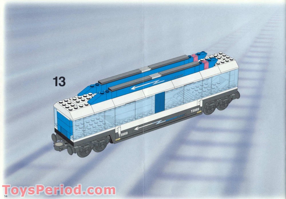 LEGO 4560 Railway Express Instructions and Parts List