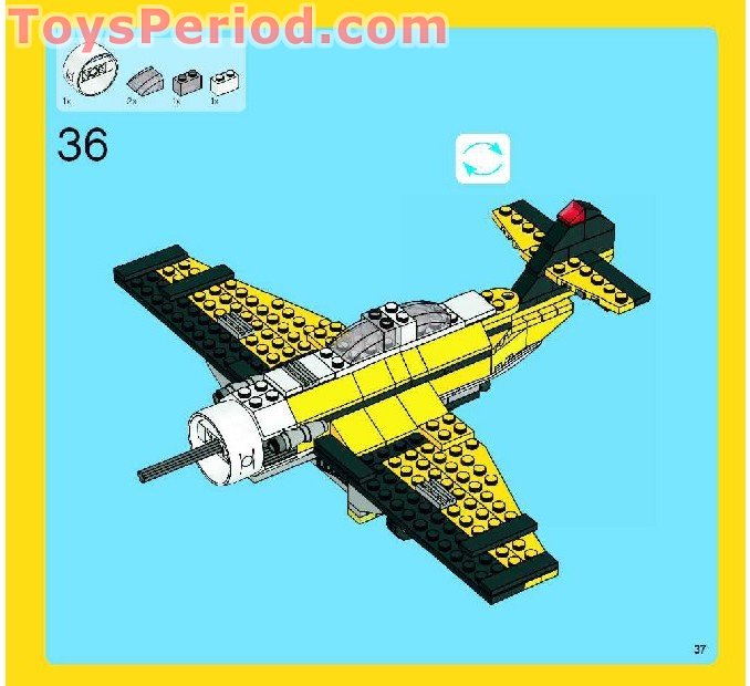 LEGO 6745 Propeller Power Instructions and Parts List