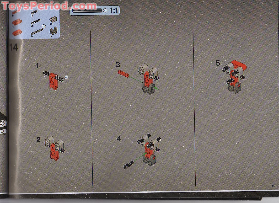 LEGO 6211 Imperial Star Destroyer Instructions and Parts List