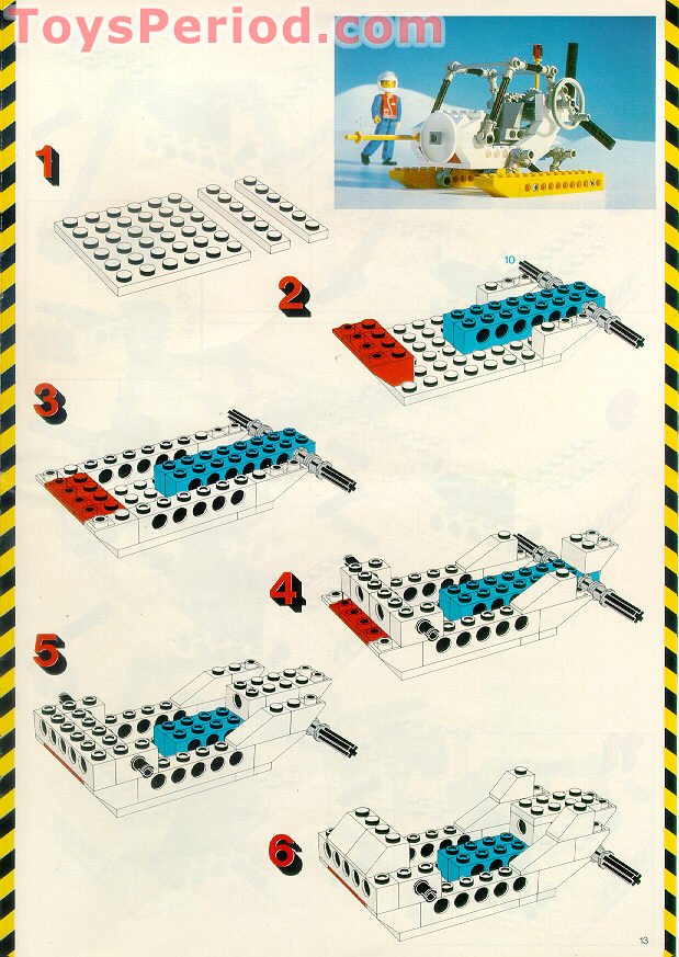 LEGO 8640 Polar Copter Instructions and Parts List
