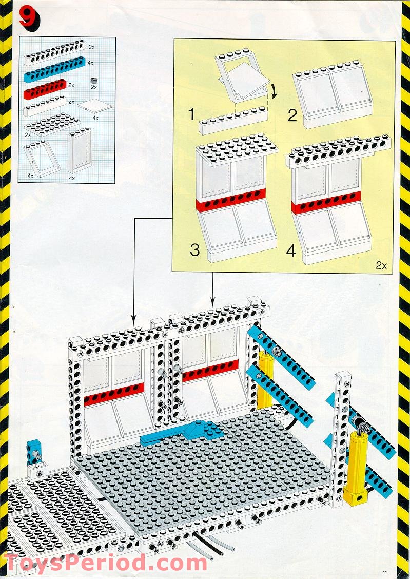 LEGO 8680 Arctic Rescue Base Instructions and Parts List