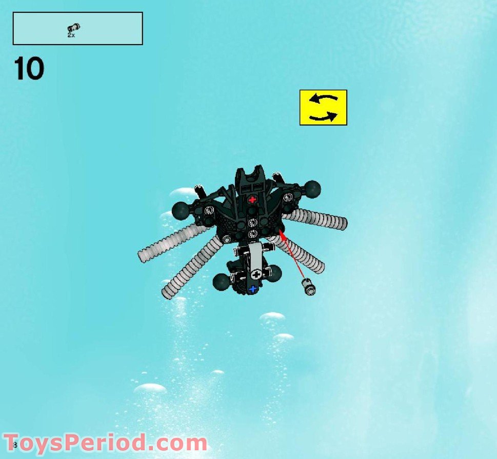 LEGO 8923 Hydraxon Instructions and Parts List