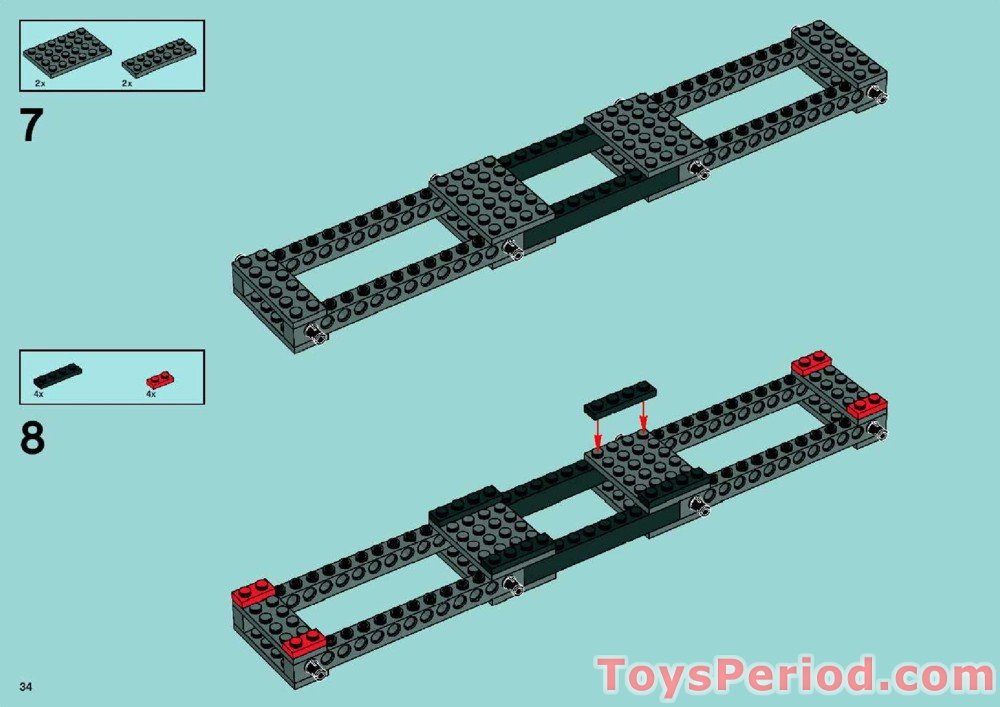 LEGO 8108 Mobile Devastator Instructions and Parts List