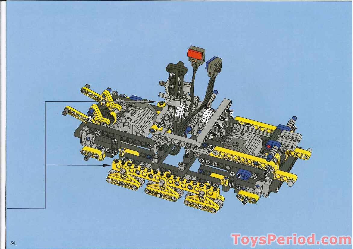 LEGO 8275 Motorized Bulldozer Instructions and Parts List