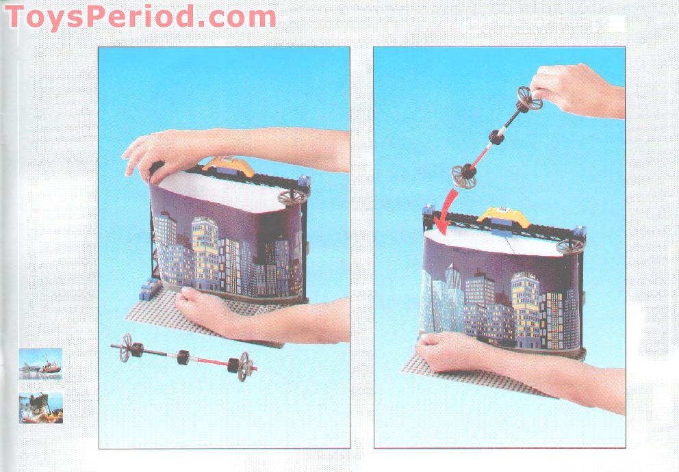 LEGO 1351 Movie Backdrop Studio Instructions and Parts List