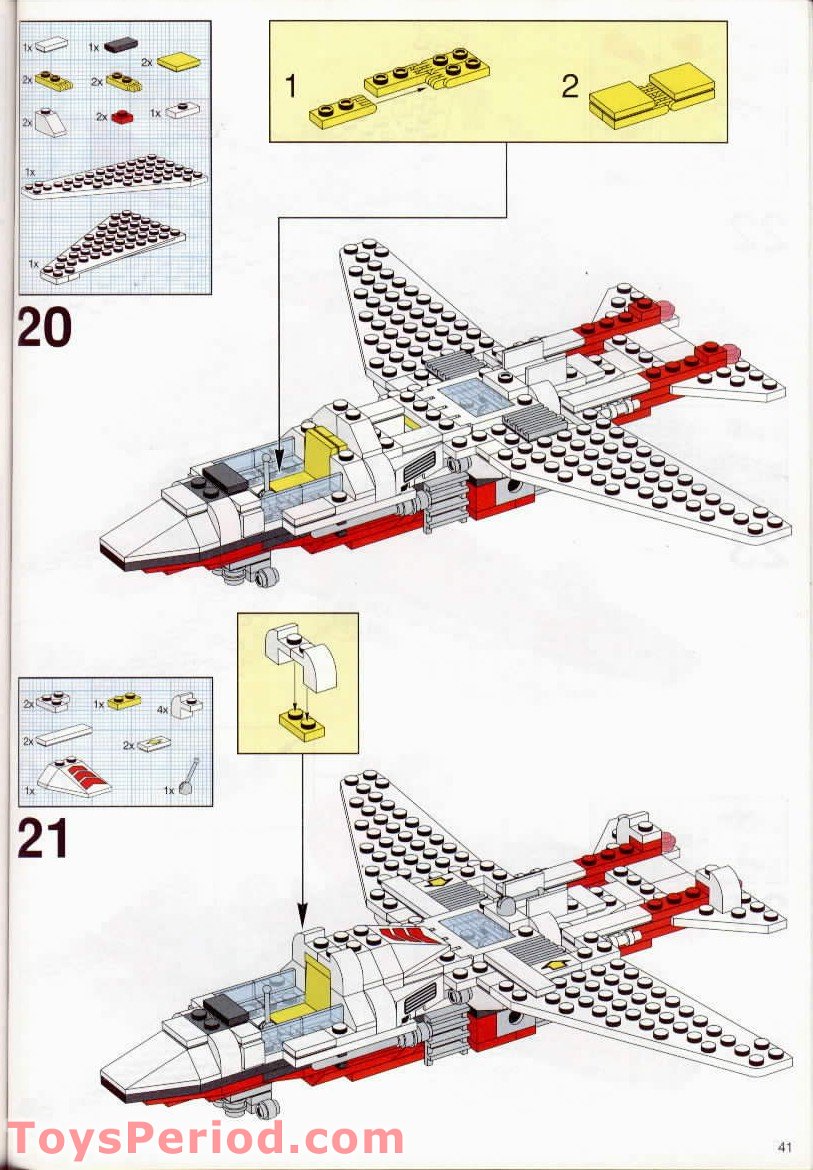 LEGO 5591 Mach II Red Bird Rig Instructions and Parts List
