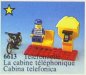 LEGO 6613 Telephone Booth Instructions and Parts List