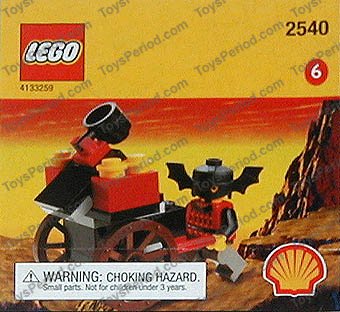 LEGO 2540 Shell Promotional Set - Fright Knights Catapult Instructions ...