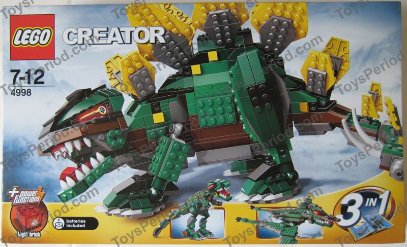 LEGO 4998 Stegosaurus Instructions and Parts List
