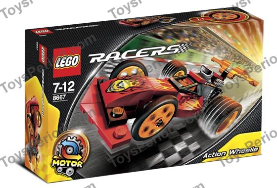 LEGO 8667 Action Wheelie Instructions and Parts List
