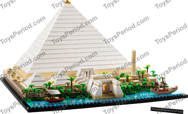LEGO 21058 The Great Pyramid of Giza Set Parts List