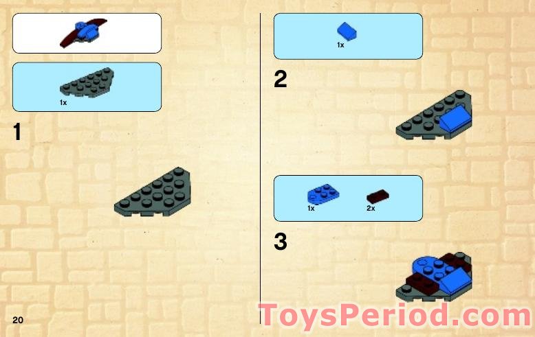 LEGO 70401 Gold Getaway Instructions and Parts List