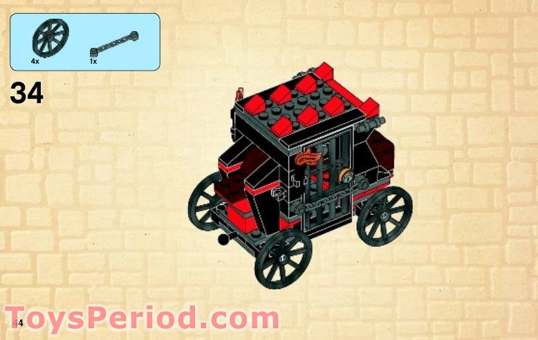 LEGO 70401 Gold Getaway Instructions and Parts List