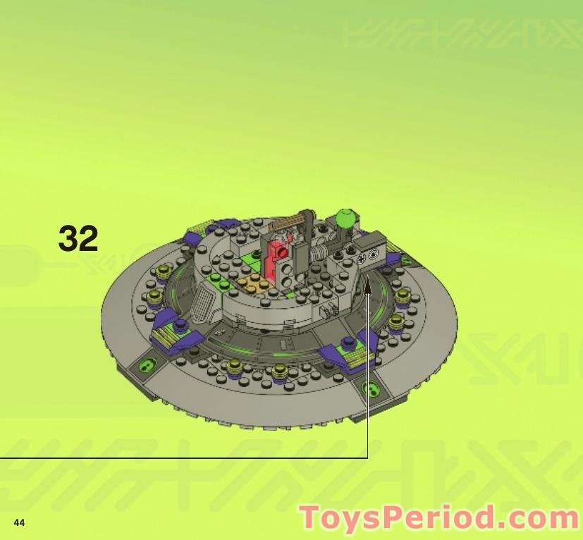 LEGO 7052 UFO Abduction Instructions and Parts List