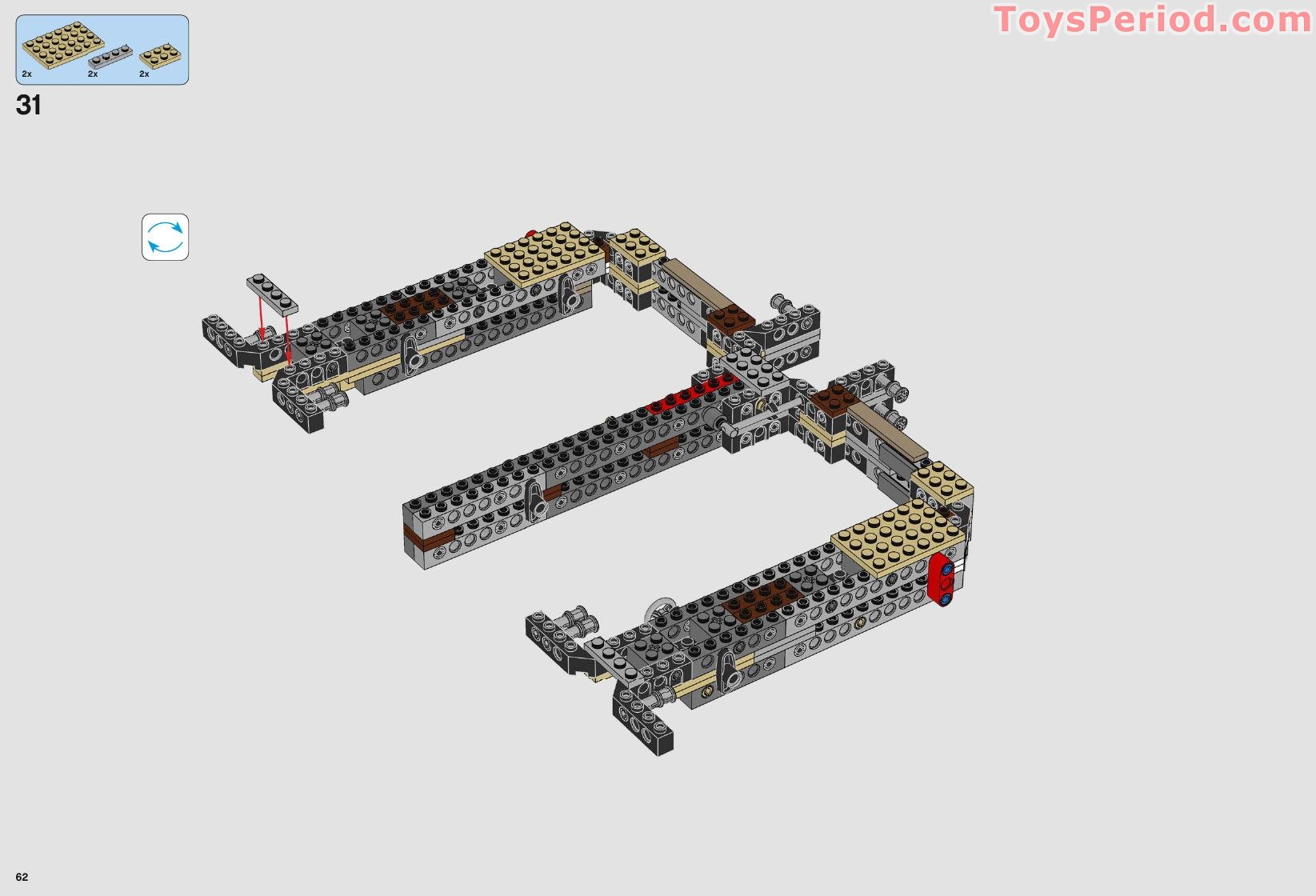 LEGO 75192 Millennium Falcon Instructions and Parts List