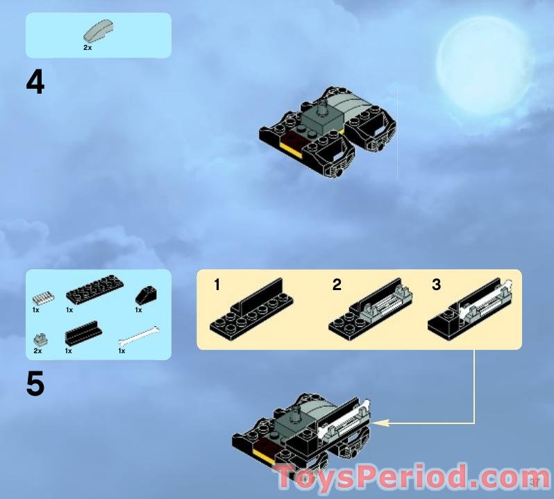 LEGO 9467 The Ghost Train Instructions and Parts List