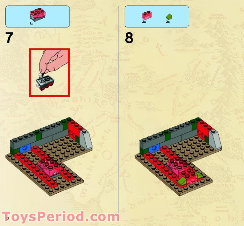 LEGO 9476 The Orc Forge Instructions and Parts List