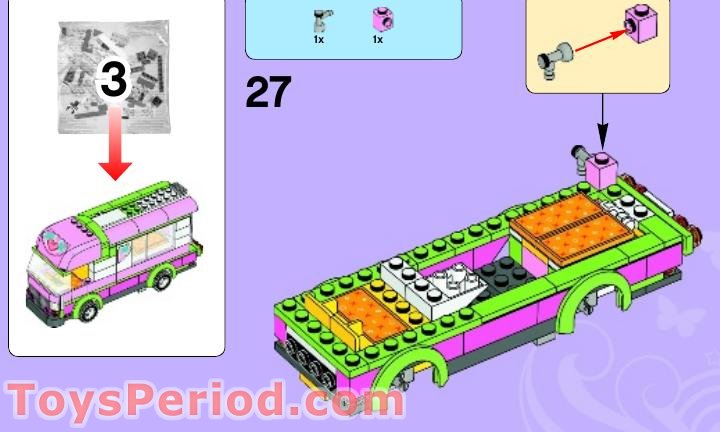 LEGO 3184 Adventure Camper Instructions and Parts List