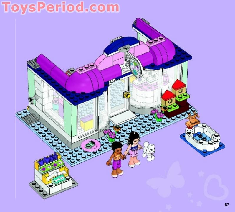 LEGO 41007 Heartlake Pet Salon Instructions and Parts List