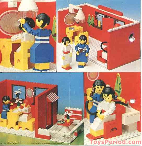 LEGO 230-1 Hairdressing Salon Instructions and Parts List