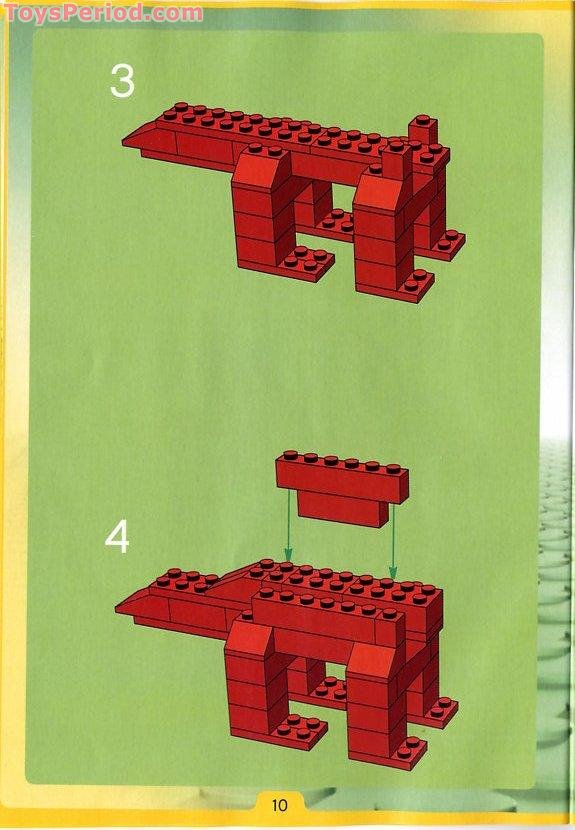 LEGO 4496-1 Fun with Building Tub Instructions and Parts List