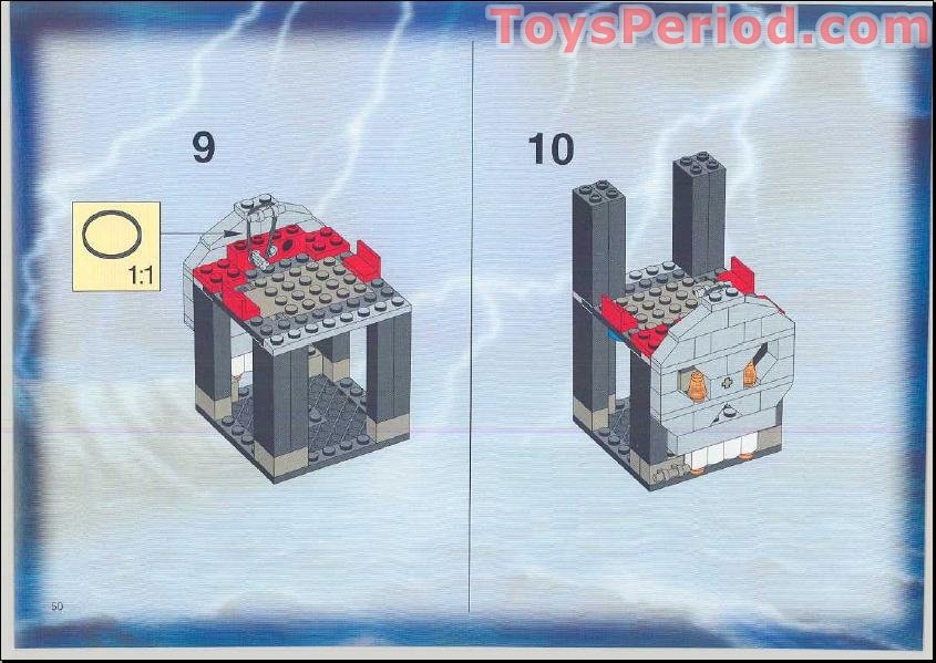 LEGO 6776 Ogel Control Center Instructions and Parts List