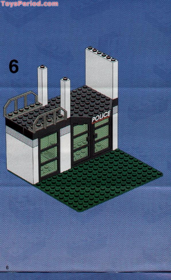 LEGO 6332 Command Post Central Instructions and Parts List