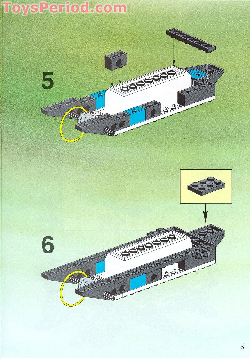 LEGO 6496 Whirling Time Warper Instructions and Parts List
