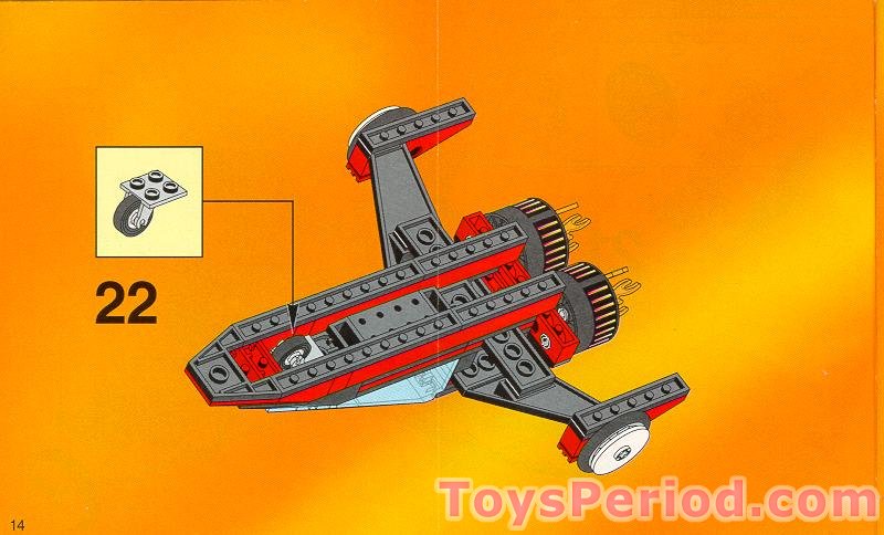 LEGO 6580 Land Jet 7 Instructions and Parts List
