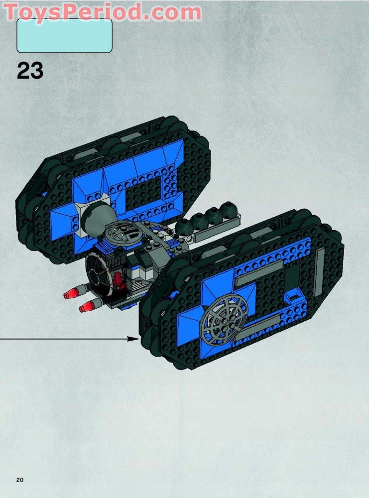 LEGO 7664 Tie Crawler Instructions and Parts List