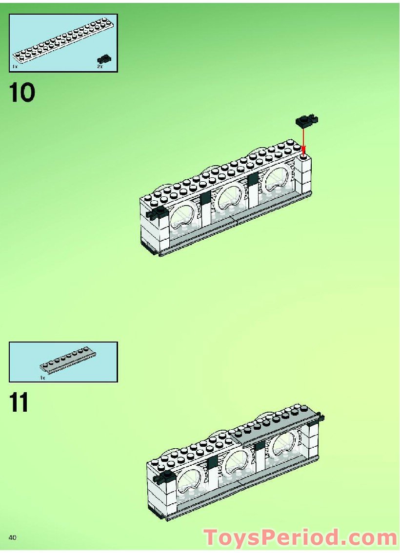 LEGO 7690 MB-01 Eagle Command Base Instructions and Parts List