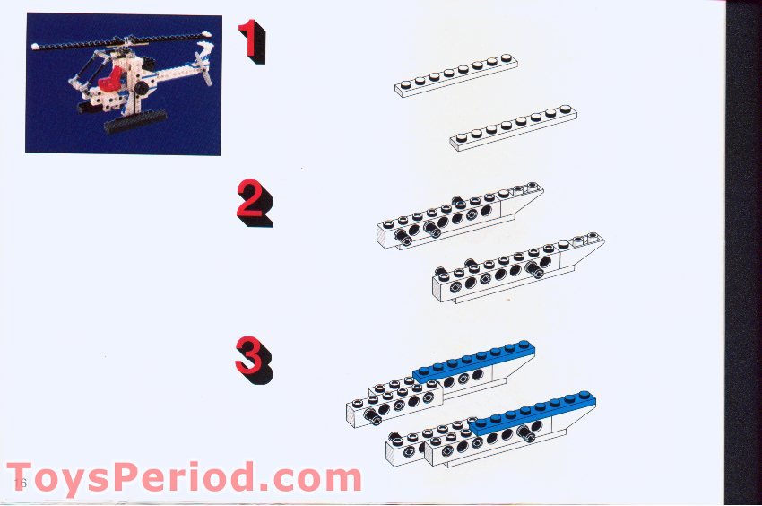 LEGO 8824 Hovercraft Instructions and Parts List