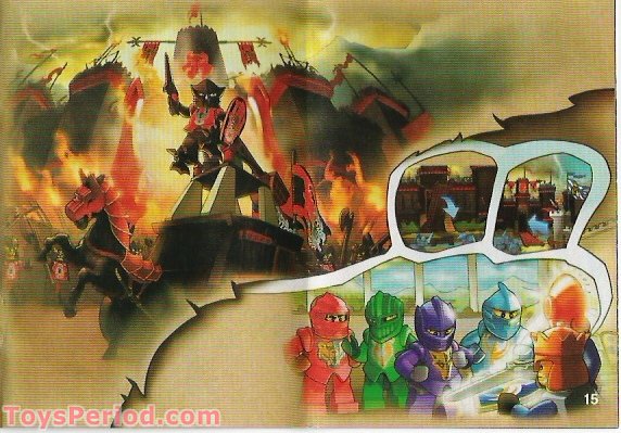 LEGO 8873 Fireball Catapult Instructions and Parts List