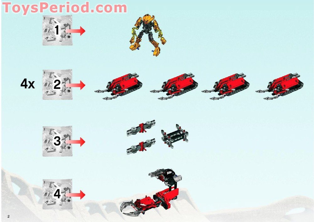LEGO 8996 Skopio XV-1 Instructions and Parts List