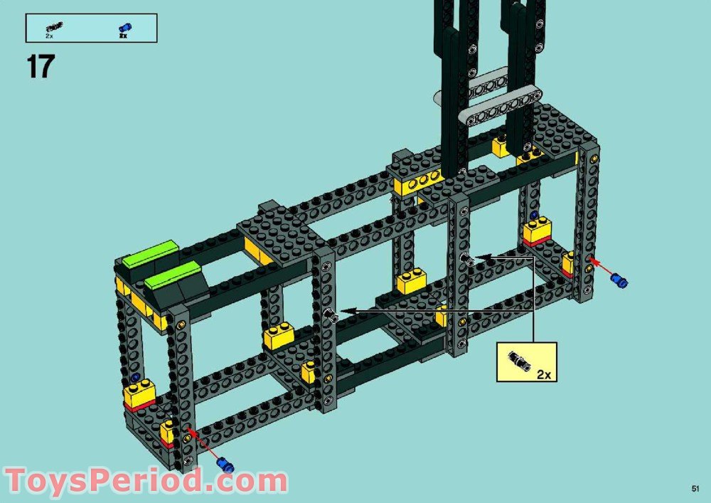 LEGO 8108 Mobile Devastator Instructions and Parts List