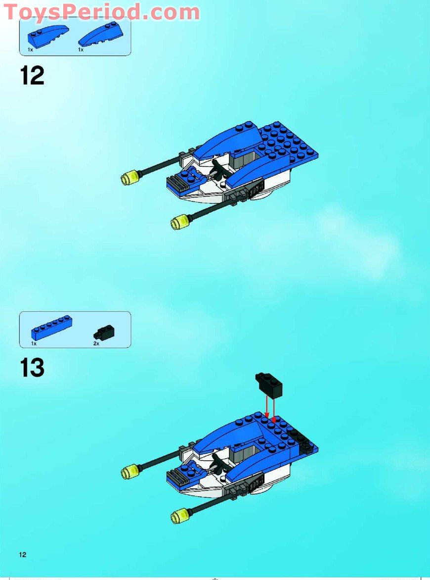 LEGO 8118 Hybrid Rescue Tank Instructions and Parts List