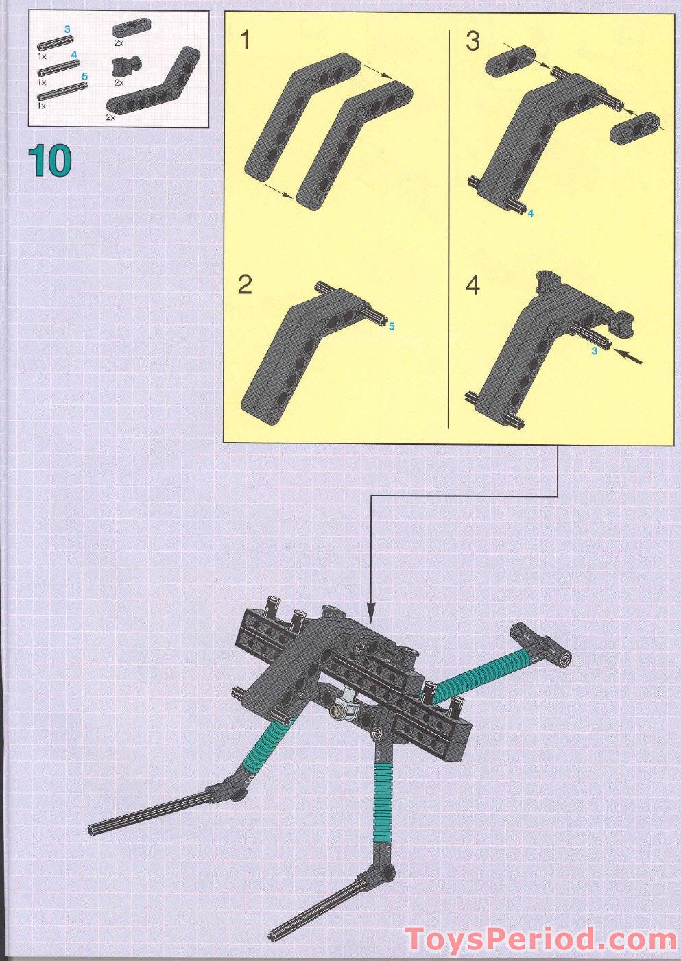 LEGO 8266 Super Challenge Instructions and Parts List