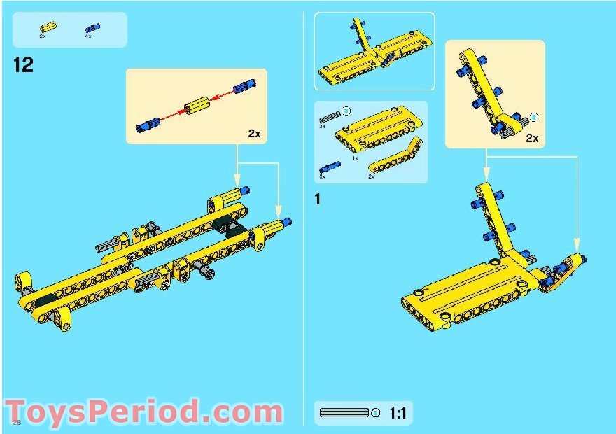 LEGO 8264 Hauler Instructions and Parts List